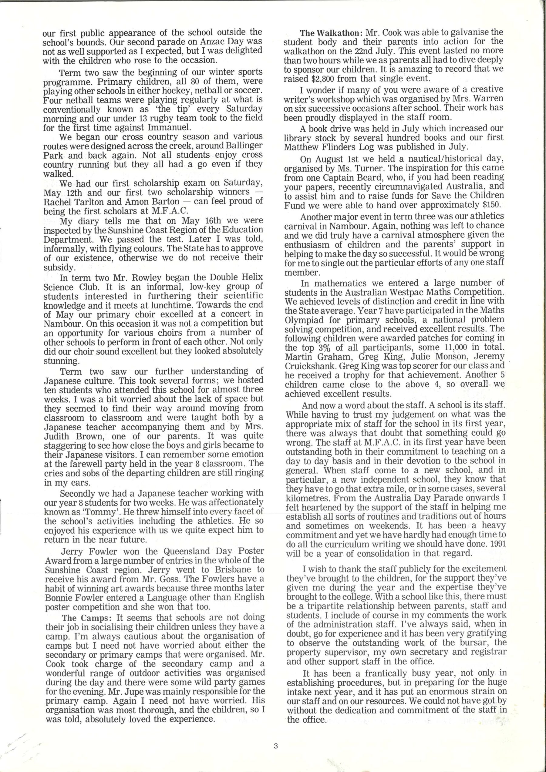 First Principal, Stephen Matthew – Matthew Flinders Anglican College ...